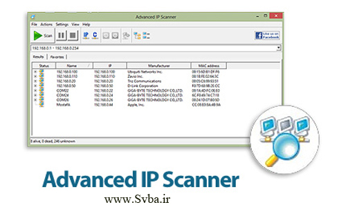 دانلود نرم افزار Advanced IP Scanner 2.5.3581 بررسی و اتصال به سیستم ...
